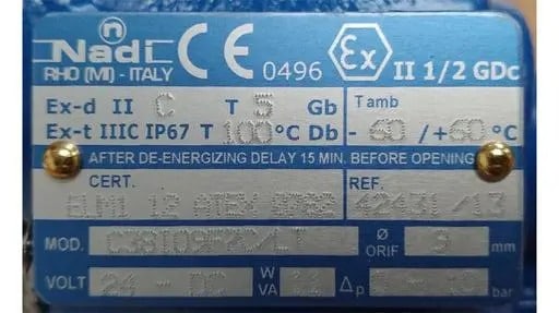 Meaning of "U" and "X" characters in the EX marking in explosion proof ...